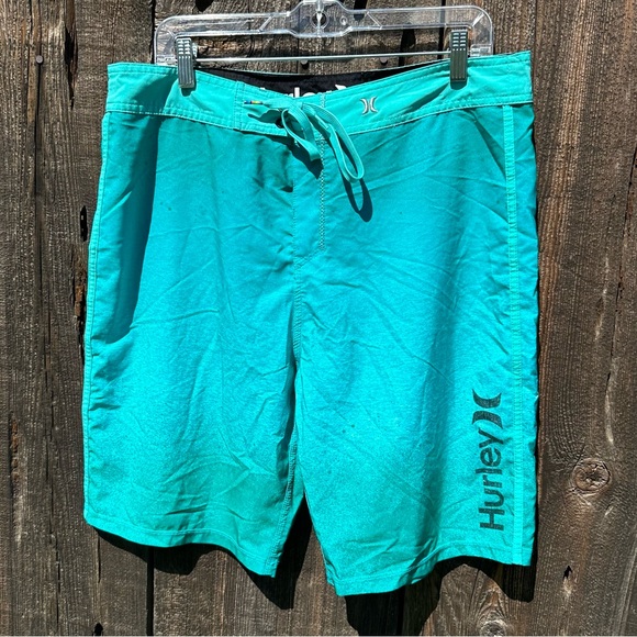 Hurley | Swim | Hurley Turquoise Board Shorts Swim Trunks With ...